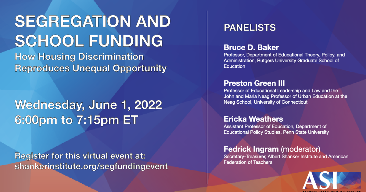 Segregation and School Funding: How Housing Discrimination Reproduces ...