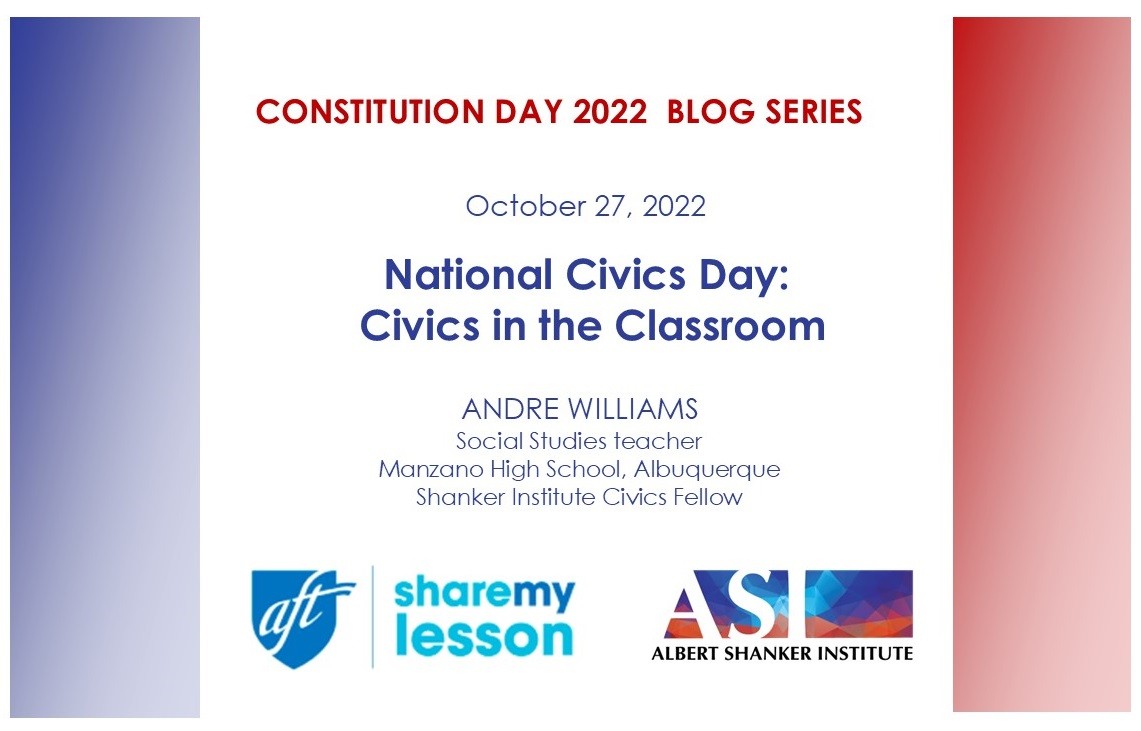 National Civics Day: Civics in the Classroom | Shanker Institute