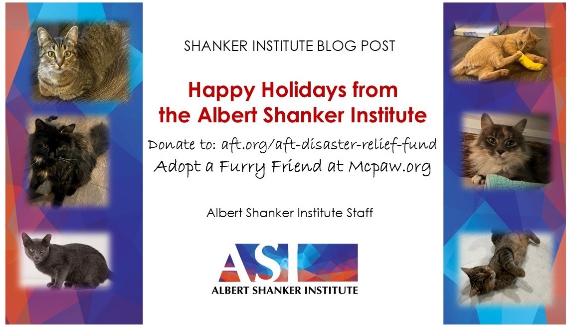 Happy Holidays from the Shanker Institute | Shanker Institute